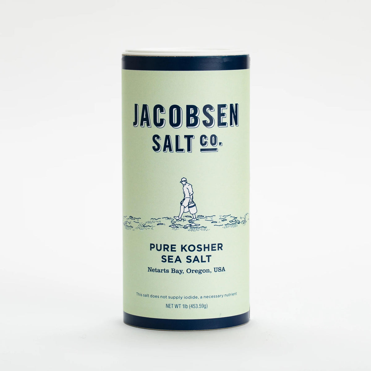 Jacobsen Salt Co Pure Kosher Salt Canister 1lb – NW Food and Gifts