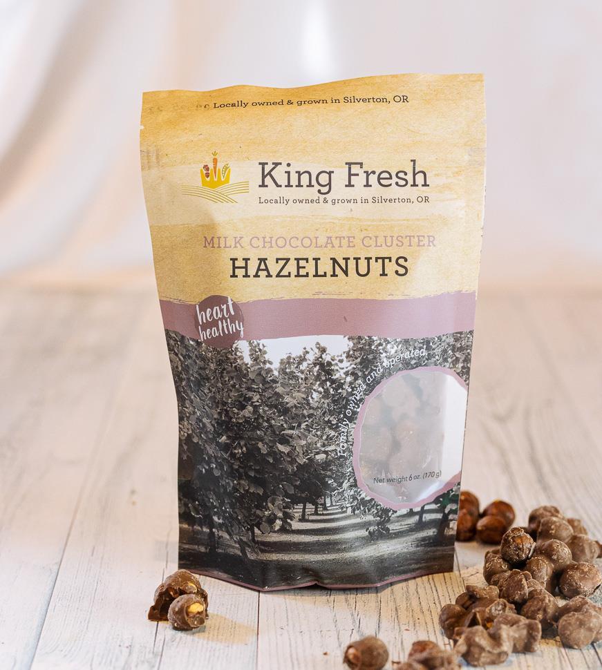 King Fresh Milk Chocolate Cluster Hazelnuts 6oz – NW Food and Gifts